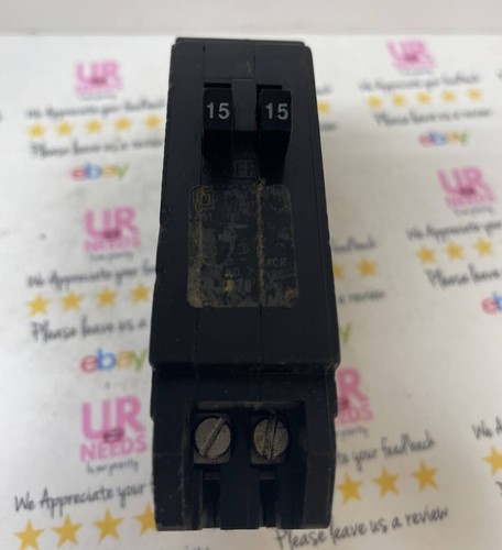 Square D HOMT1515 15 Amp Twin 1 Pole 120/240V HOMT1515 Tandem Plug In ...
