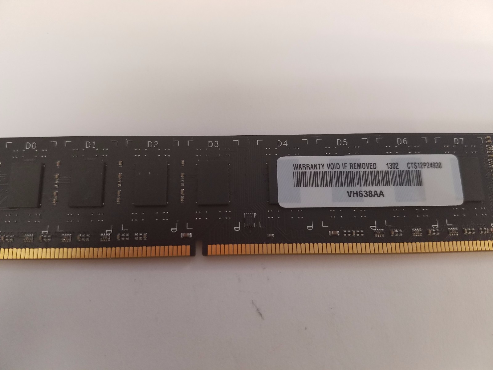 VH638AA-BD - Memory RAM for HP Pavillion p6709c p6715f DDR3 DIMM 240 ...