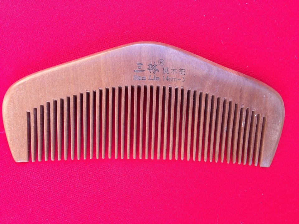 5.10" DURABLE CHERRY WOOD COMB WITHOUT HANDLE - FOR ALL HAIR! NEW! | eBay