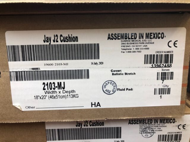 Jay J2 Pre-Contoured or Positioning Foam Wheelchair Cushion 2101AP | eBay