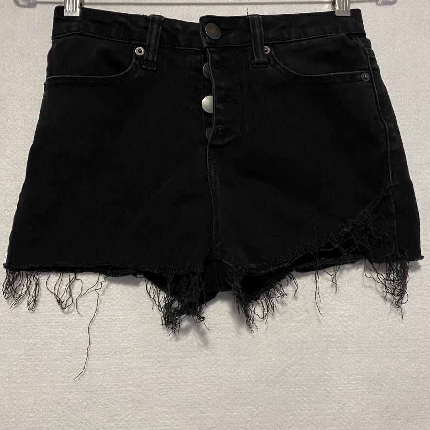 No Boundaries Black Stretch Short Shorts Women"s Size… - Gem