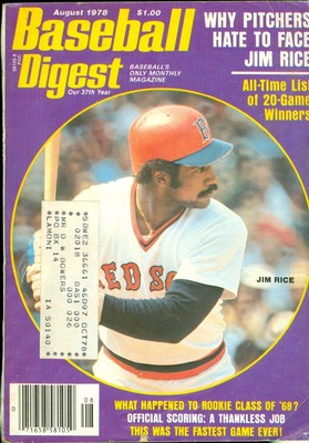 1978 Baseball Digest: Jim Rice- Red Sox | eBay