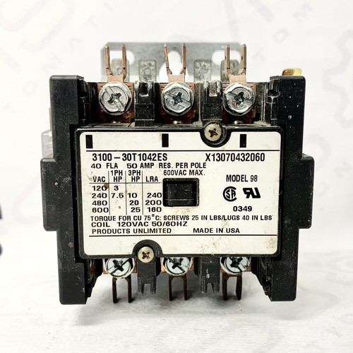 Tyco 3100-30T1042ES Model 98 Contactor | eBay