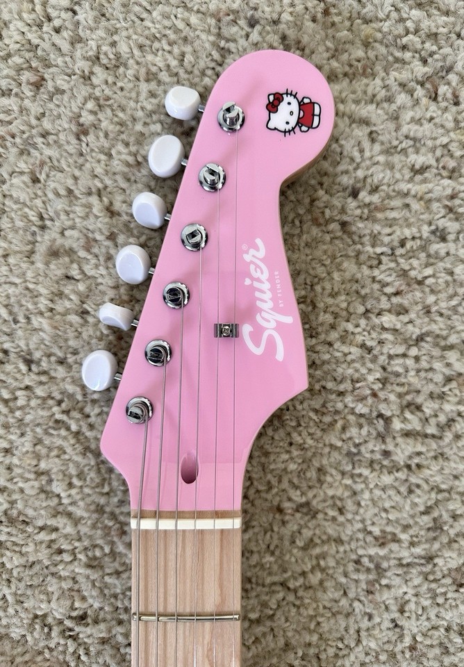 Squire Hello Kitty 50th Anniversary Stratocaster Bundle New Pink | eBay