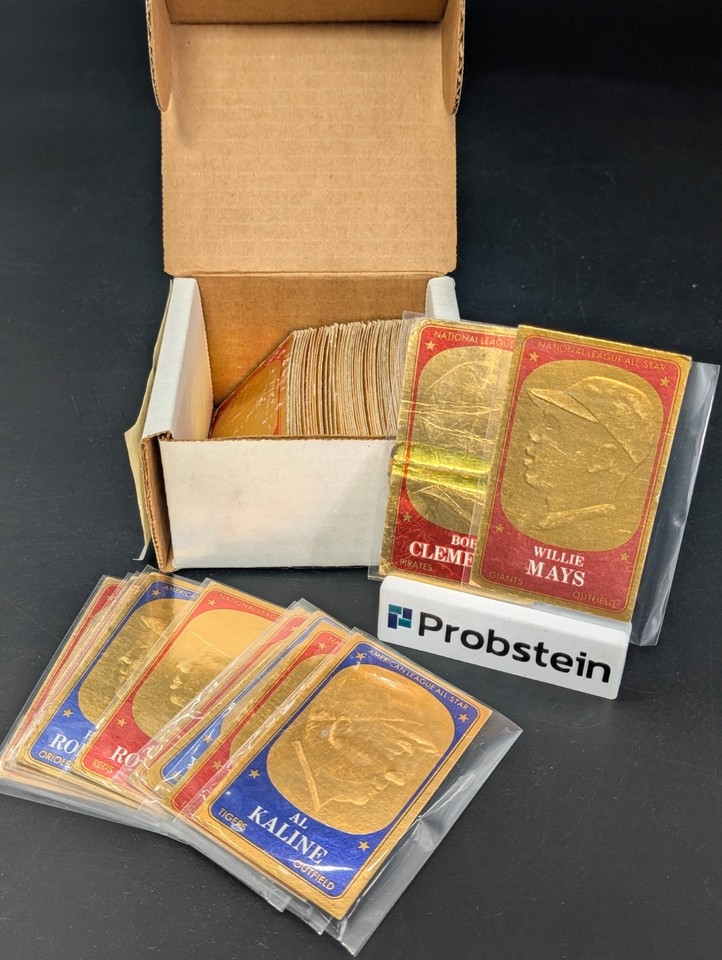 1965 TOPPS EMBOSSED BASEBALL CARD PARTIAL SET 65/72 CARDS LOW GRADE ...