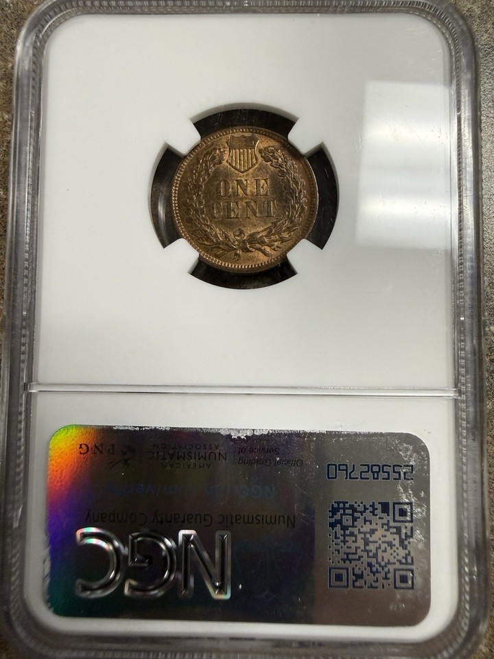 1901 INDIAN 1 CENT NGC MS63 RED BROWN | eBay