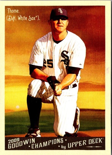 2009 Upper Deck Goodwin Champions Jim Thome #46 Chicago White Sox ...