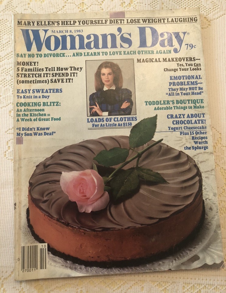VINTAGE 8 Women's Day Magazines 1983 Recipes, Crafts, Holiday Ideas ...