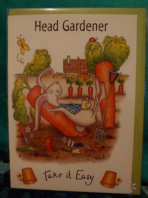 Head Gardener greetings card - The Compost Heap - blank card - take it ...