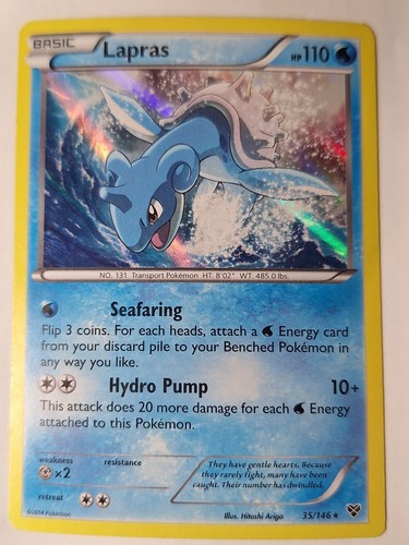 Lapras 35/146 XY Base Set - Pokemon Holo Foil Nice! | eBay