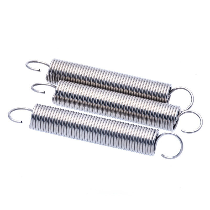 0.7mm Wire Dia Extension Tension Springs Zinc Plated Single Open Hook ...