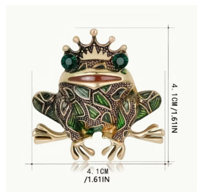 Frog brooch pin toad Fashion jewelry FAST Free Shipping 1.6 inch | eBay