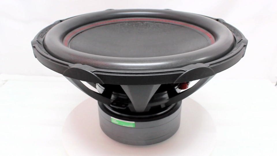 18" 3400W Max dual 2-Ohm Quad Stacked Strontium Magnet Subwoofer ...