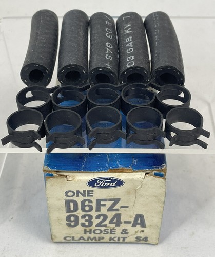 1971 - 1980 FORD PINTO MUSTANG II FUEL LINE HOSE AND CLAMP KIT D6FZ ...