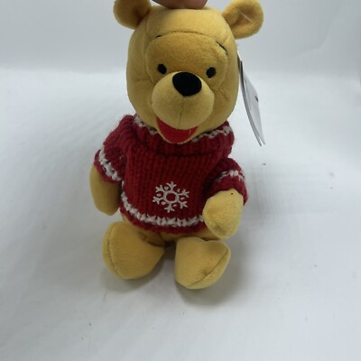 Disney Store Mini Bean Bag Stuffed Plush Toy Pooh Family Snowflake ...