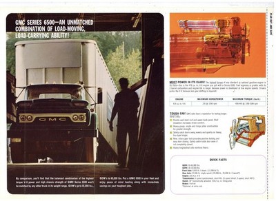 1964 GMC L-5000 Truck Series Ad: F&B of Pg on Light Cardstock - Foldout ...