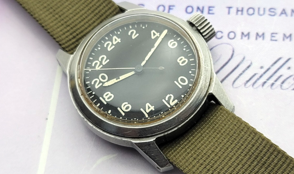 Elgin True 24 Hour Hack Grade 729 Military Wristwatch - Customized | eBay