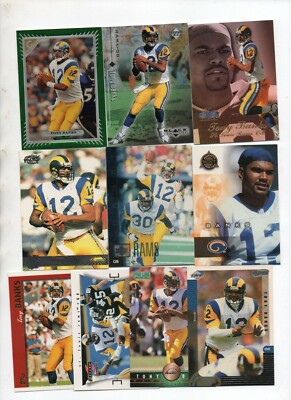 10-tony banks rams card lot #2 nice mix | eBay