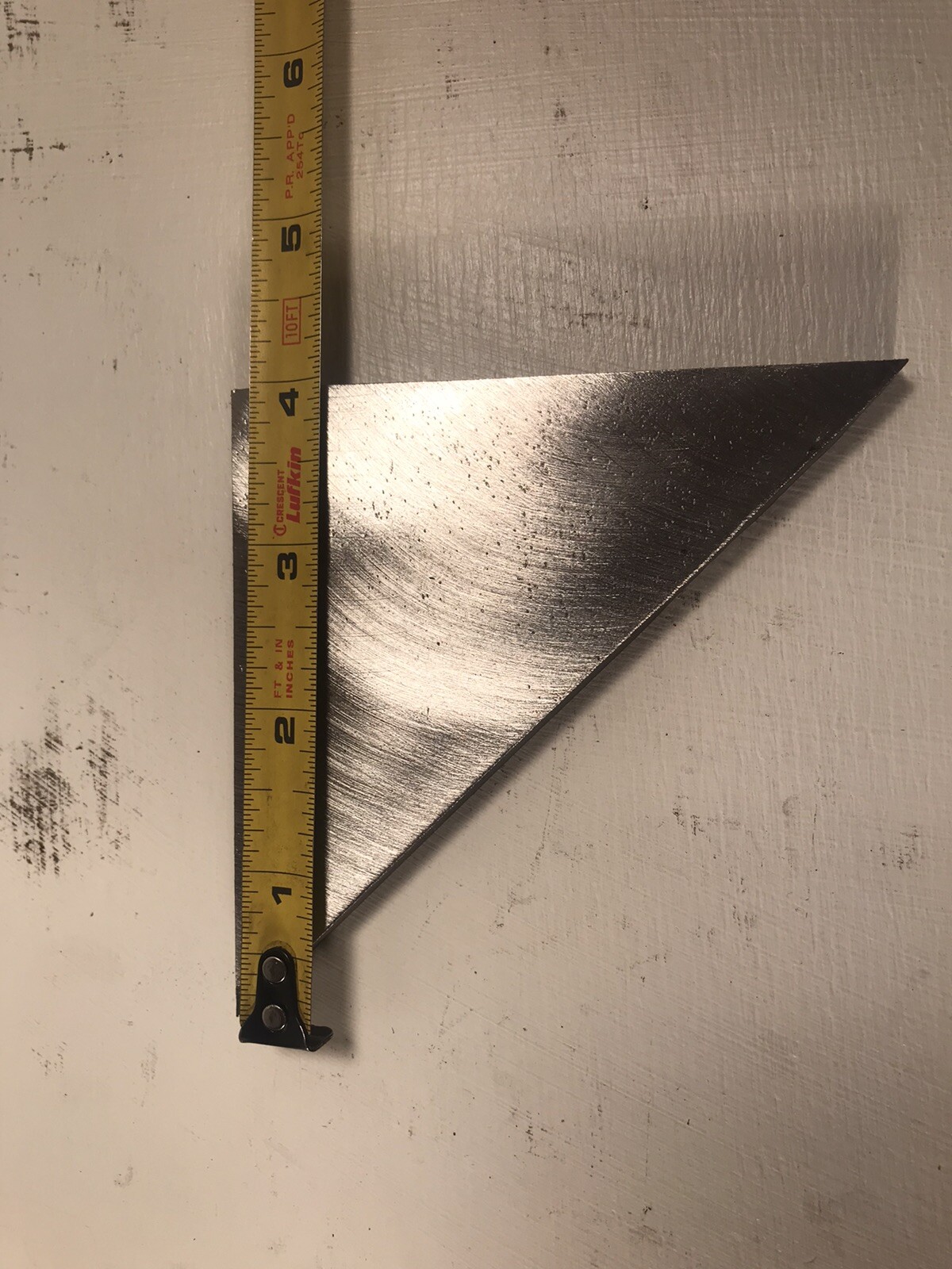 4" x 4" Steel Gussets, Lot of 2, 5/16" Steel, Weld Gusset, A36 Steel ...