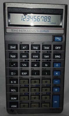 Vintage TEXAS INSTRUMENTS TI-35 PLUS Scientific Calculator | eBay