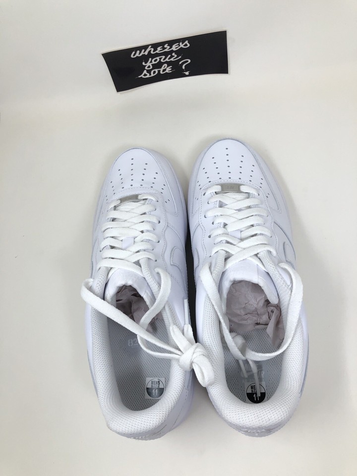 Nike Air Force 1 Low '07 Men size 11 White CW2288-111 New DS AF1 | eBay