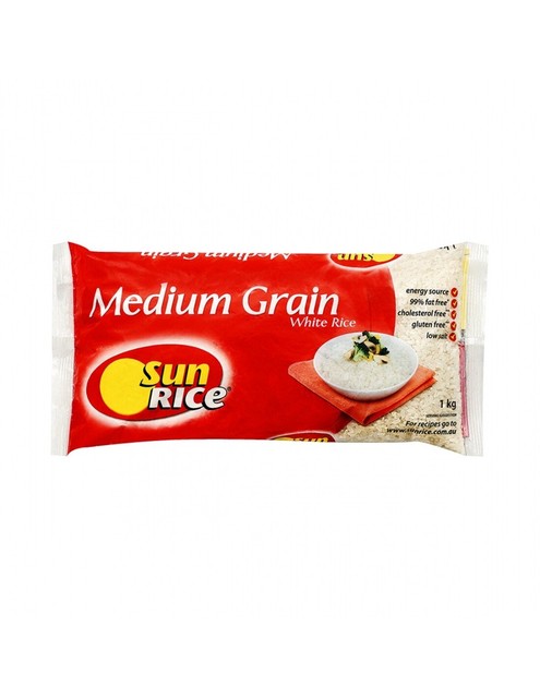 Sunrice Medium Grain White Rice 1kg for sale online | eBay