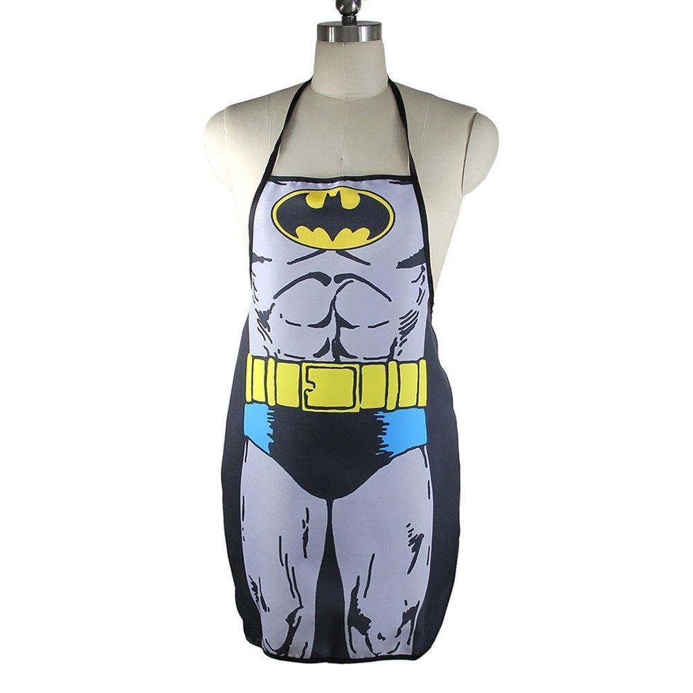 novelty unisex Cooking BBQ party apron ( Batman Spiderman Hulk ...