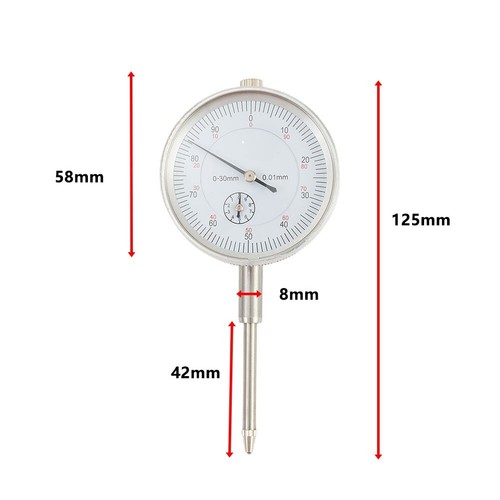 Stainless Steel Dial Indicator Gauge with High Sensitivity and Stable ...