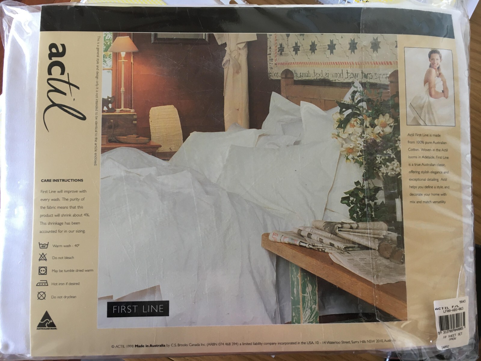 ACTIL First Line Cotton Hotel Sheet Set SINGLE | eBay Australia