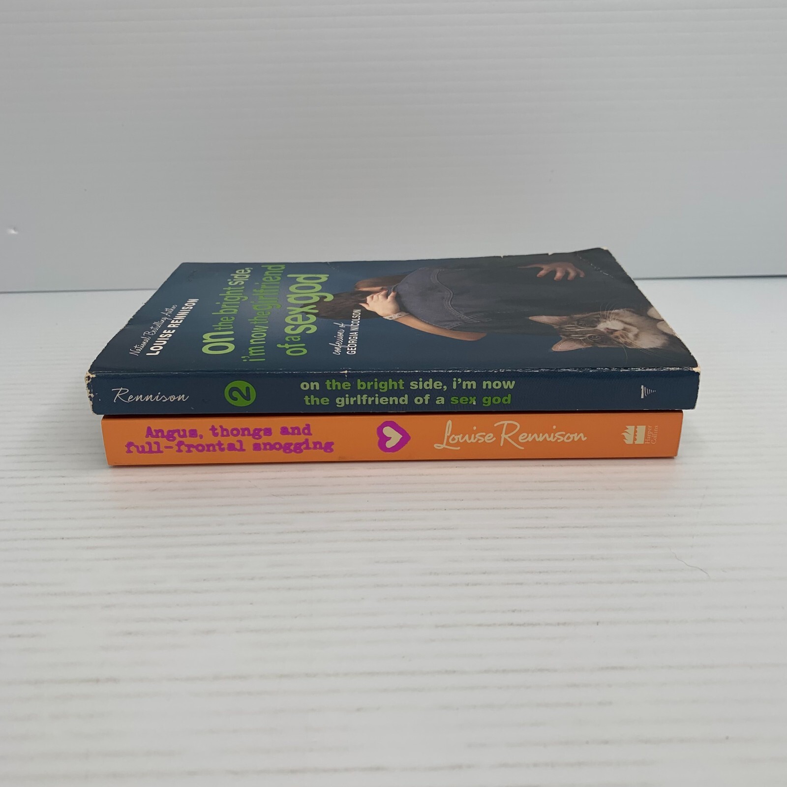 Louise Rennison Lot Of 2 Books #1-2 Confessions of Georgia Nicolson ...