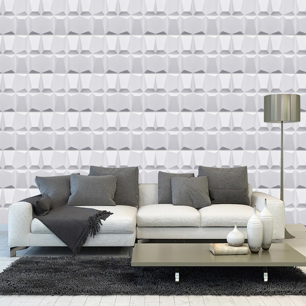 3D Concave and Convex Art Effect PVC Wall Cladding Panel Covering ...
