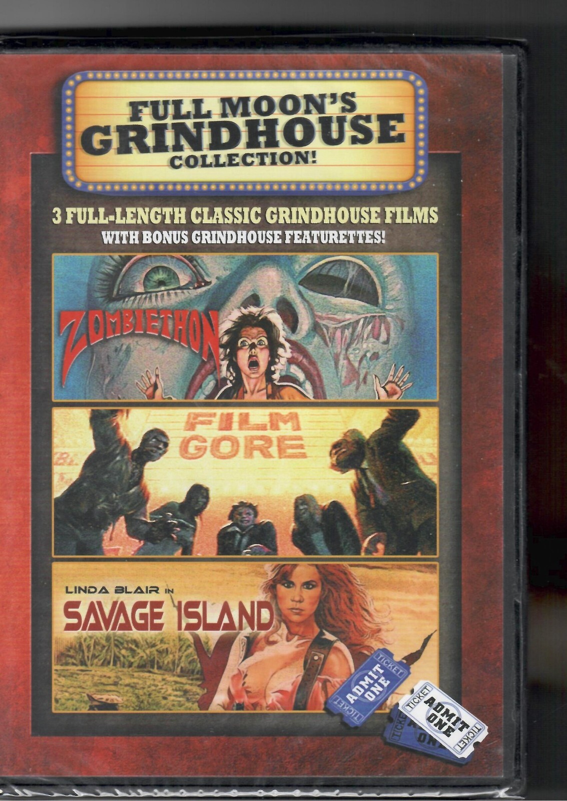 Full Moons Grindhouse Collection (DVD, 2013, 3-Disc Set) for sale ...