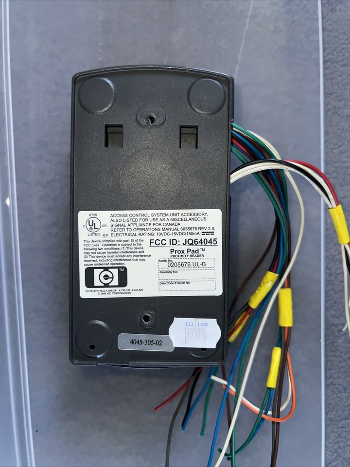 Linear IEI Prox.Pad Integrated Proximity Reader and Controller with ...