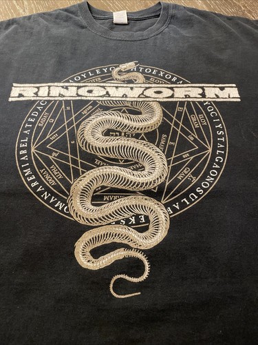 Vintage Double Side Ringworm Band Shirt XXL We Are The Devils EUC Rare ...
