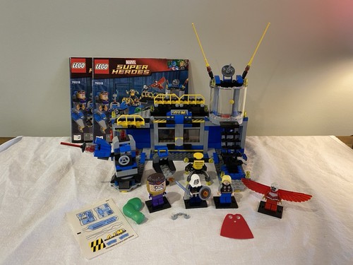 Lego MARVEL Minifigure Lot Set 76018 MODOK FALCON TASKMASTER THOR ...