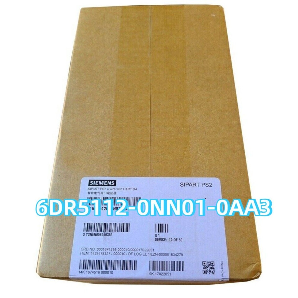 6DR5112-0NN01-0AA3 New Siemens 6DR5 112-0NN01-0AA3 SIPART PS2 Valve ...