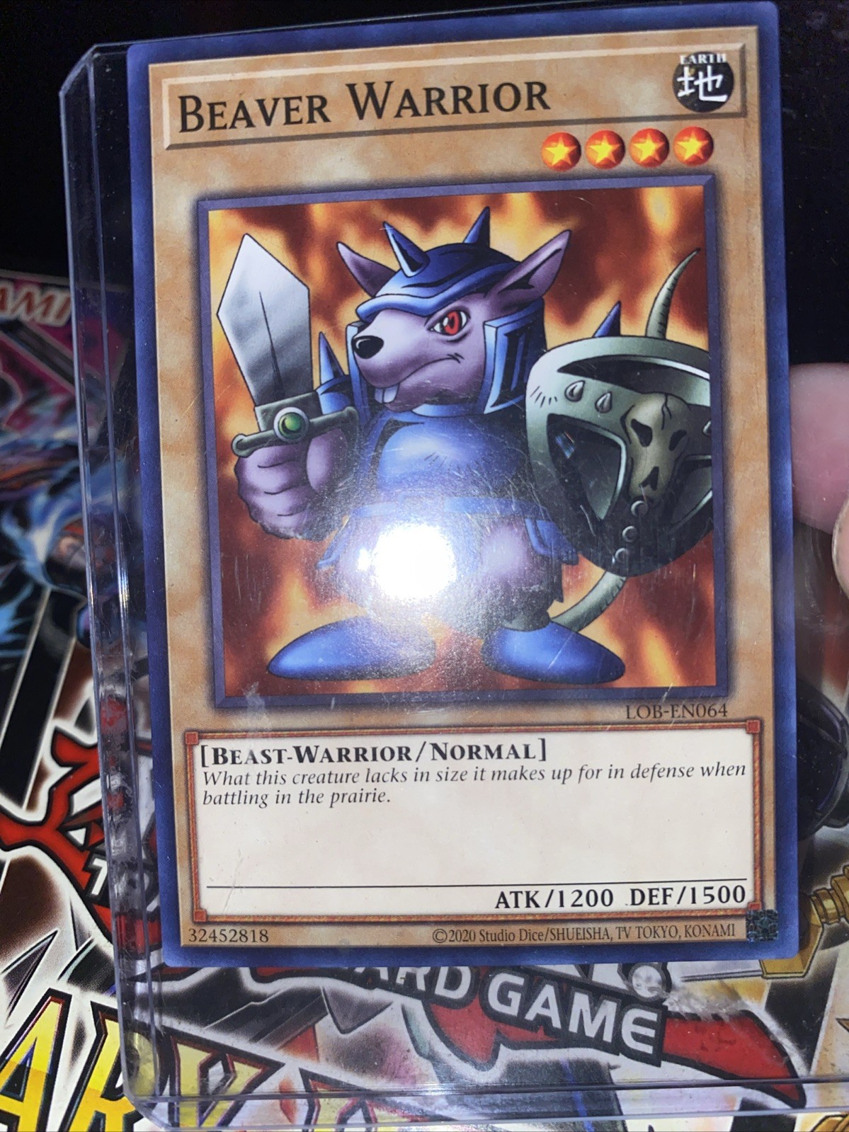 Beaver Warrior LOB-064 The Legend of Blue Eyes White Dragon Unlimited ...
