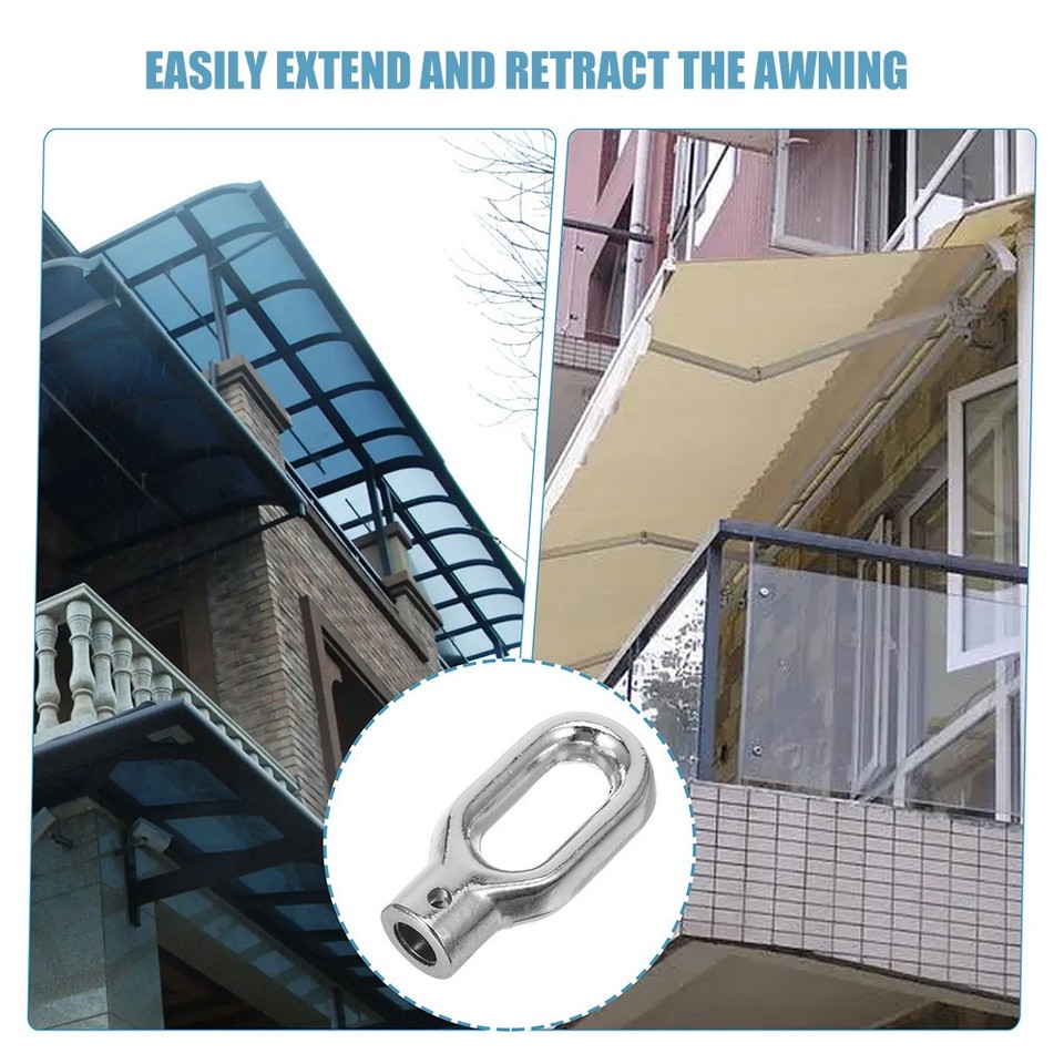 Awning Hook Retractable Outdoor Roller Shade Crank Drill Attachment ...