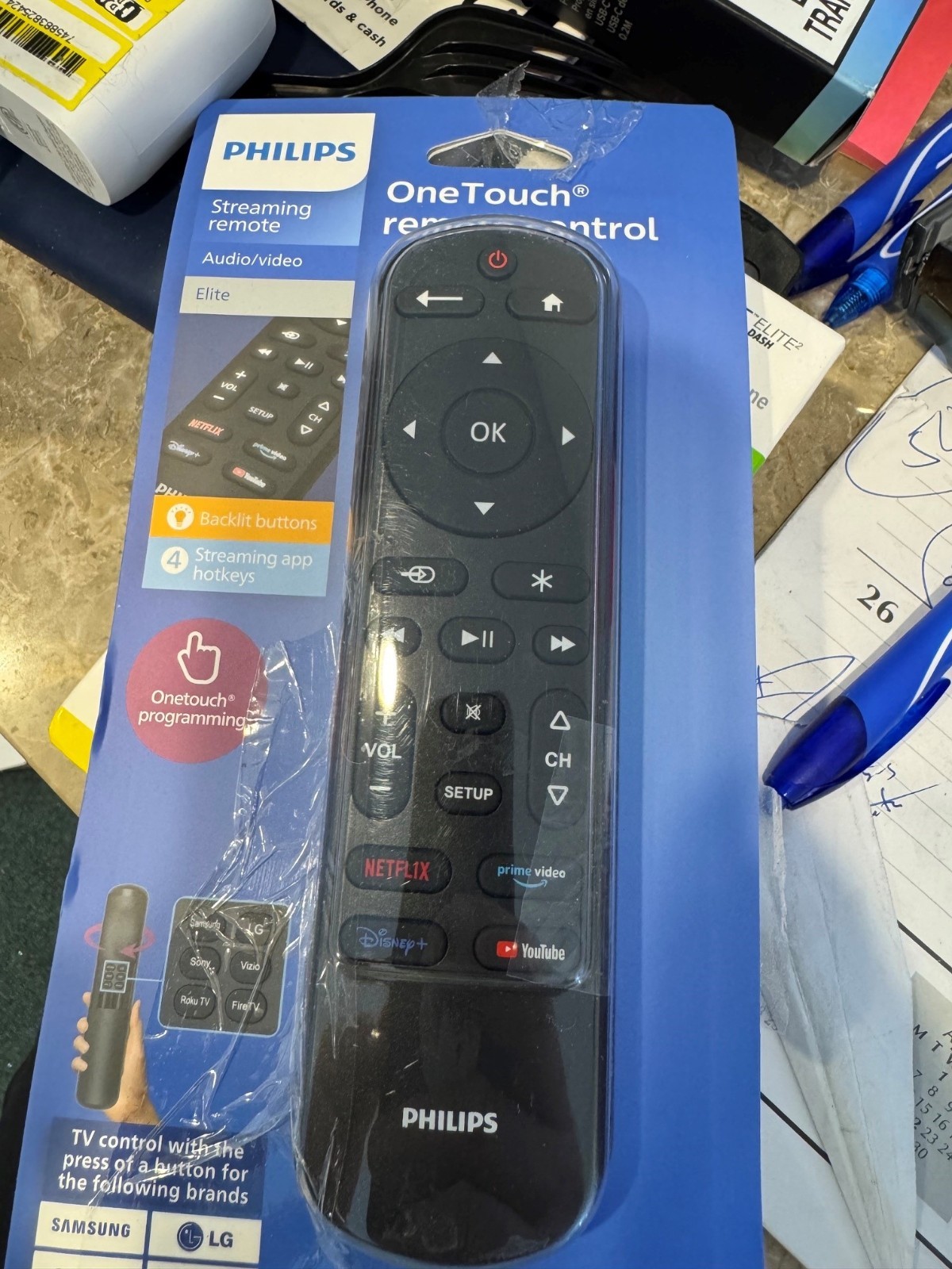Philips One-Touch Programming Streaming Replacement Remote - OPEN BOX ...