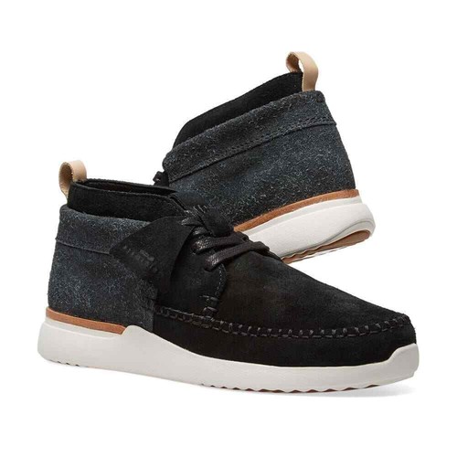 Clarks Originals Mens ** Tor Track Mid, PREMIUM Black Suede ** UK 7,8,9 ...