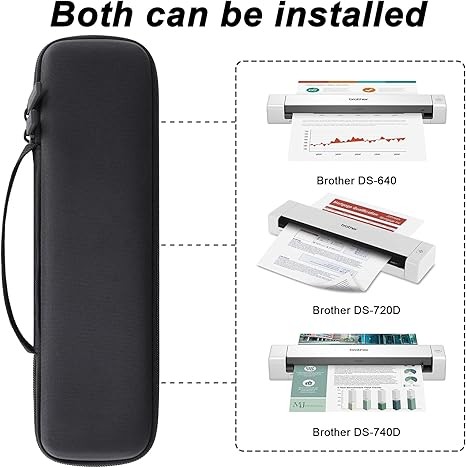 Heavy Duty Carrying Case for Brother DS-720D Mobile Duplex Color Page ...