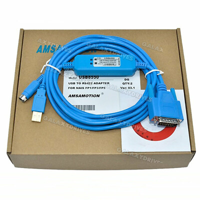 For Panasonic FP1 FP3 FP5 Series USB8550 PLC Programming Cable New | eBay