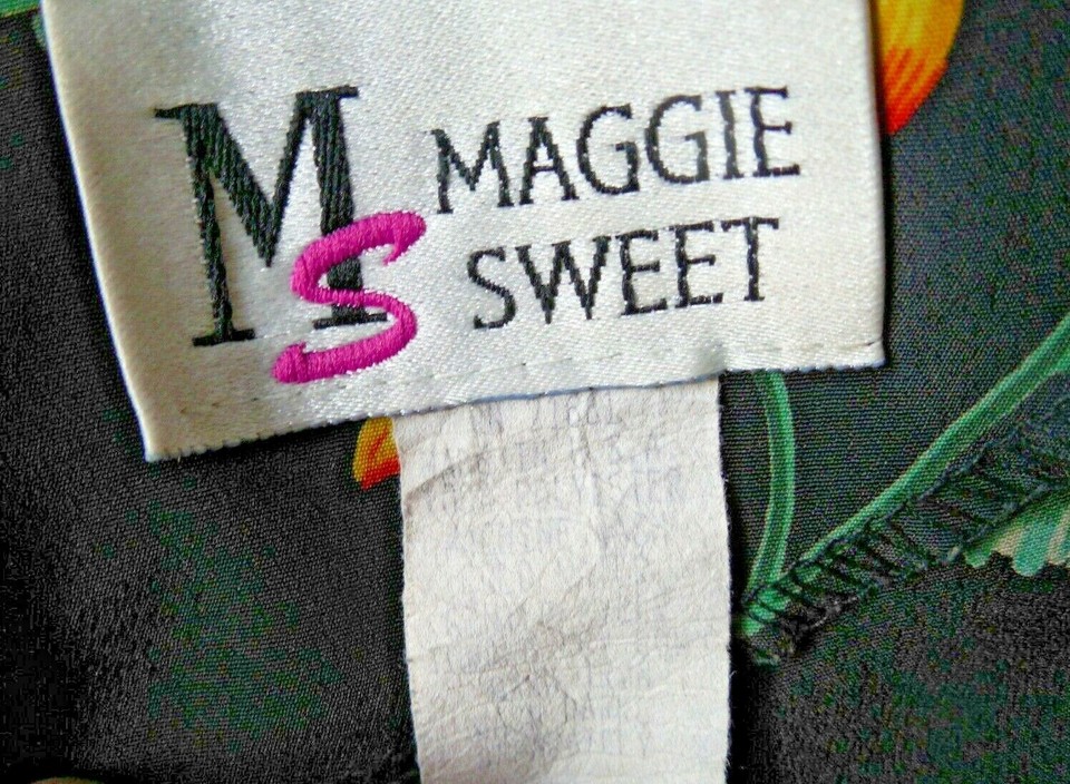 Maggie Sweet Women Dress Maxi Black With Floral Size Plus 2X | eBay