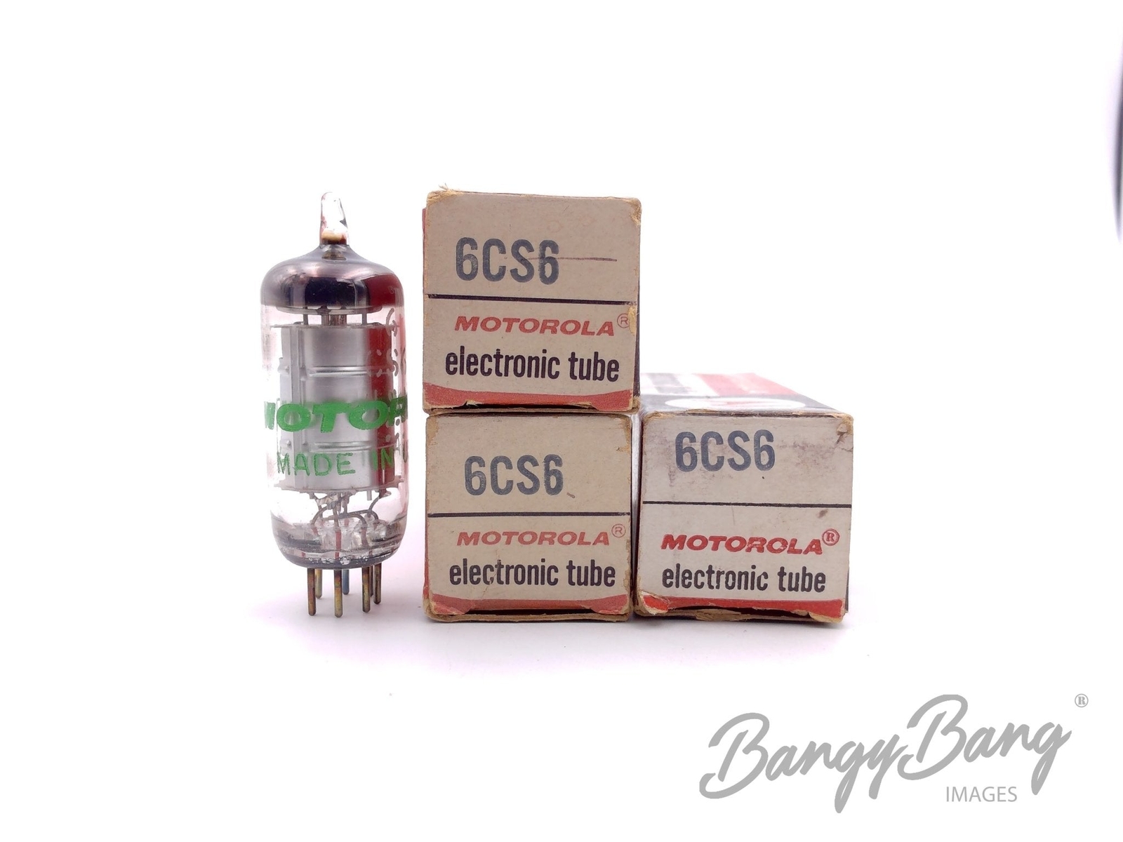 3 Vintage Motorola 6CS6/EH90 sharp cut-off Heptode Audio Vacuum Tube ...