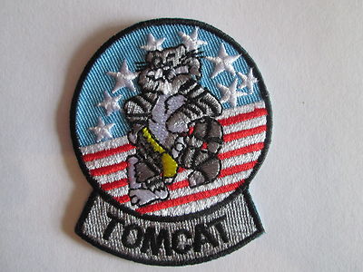 JOLLY ROGERS TOMCAT Embroidered Iron - On Patch P112 | eBay