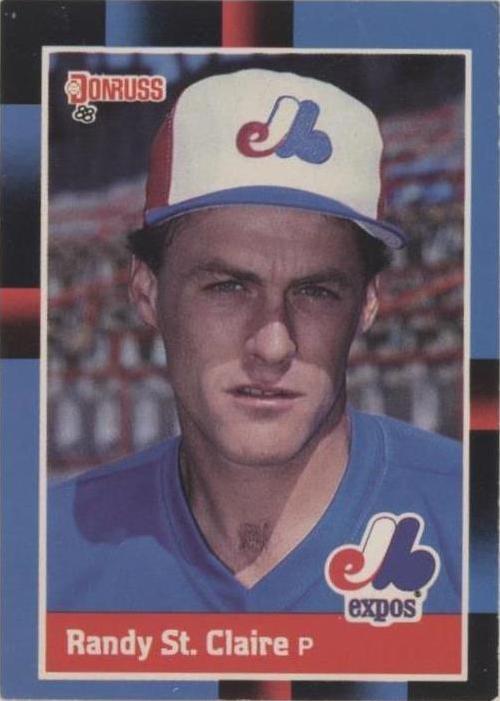 1988 Donruss - Randy St. Claire #426 4 Text Lines on Back for sale ...