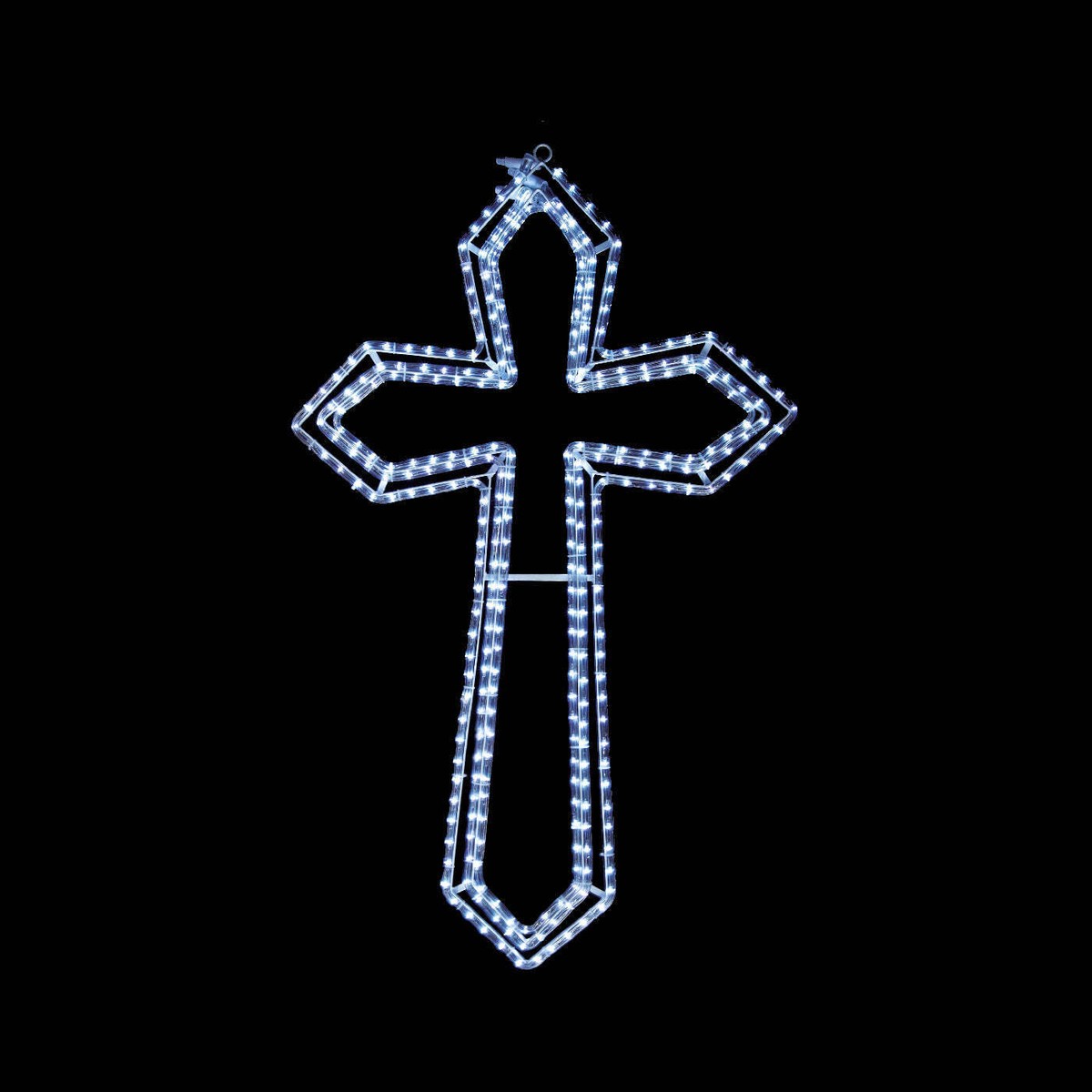 Xmas Lighted Outdoor Cross Ganeen 2 Pcs Solar Stake Christmas Outdoor