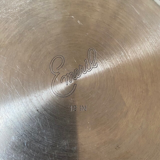 Emeril 12” Inch 2 Handle Copper Core Wok Saute Pan With Stainless Steel ...