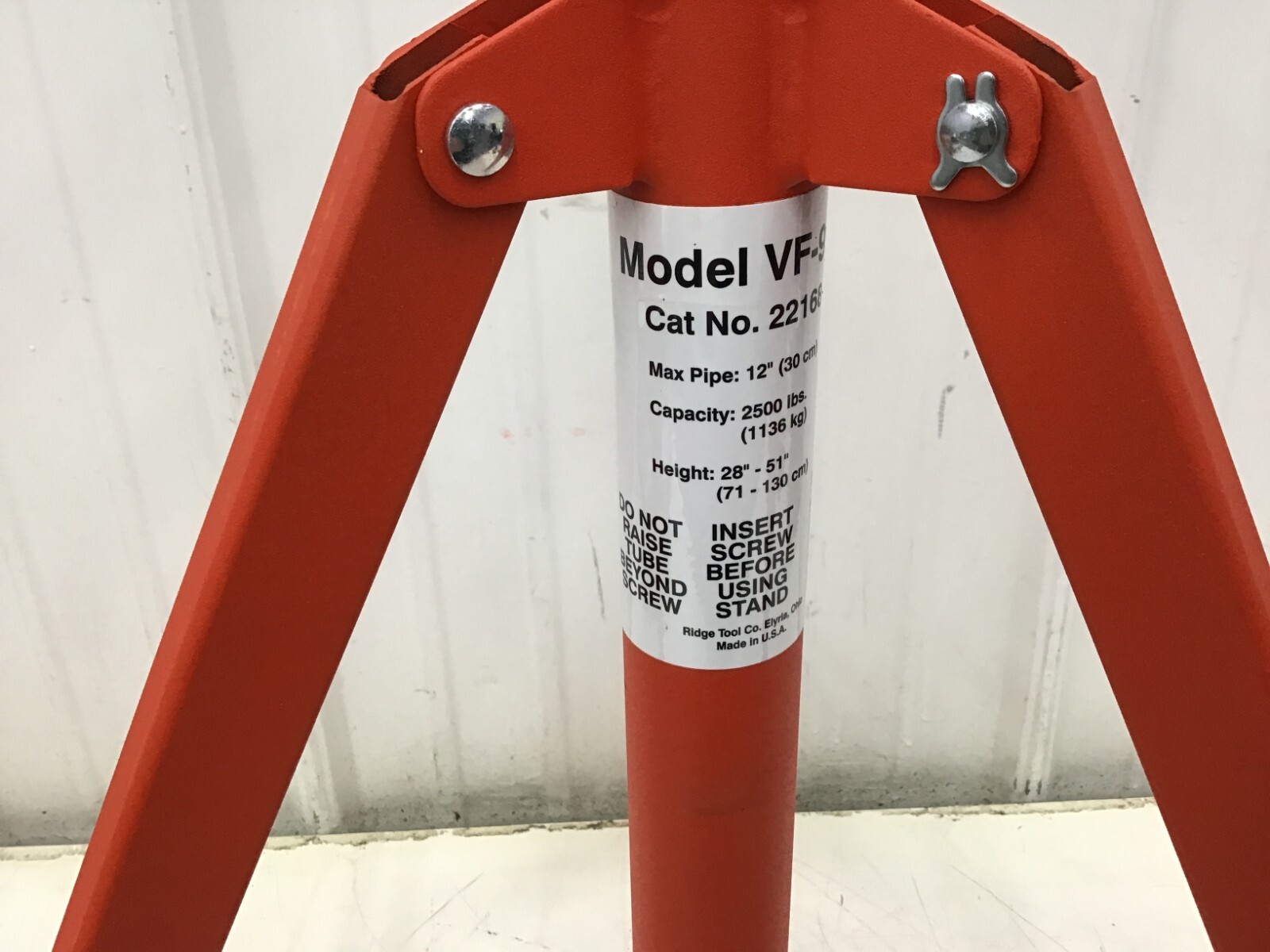 Ridgid V Head Pipe Stand (22168) for sale online | eBay