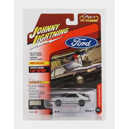 Johnny Lightning 1986 Ford Mustang SVO 1/64 - Light Regatta Blue, Serie ...